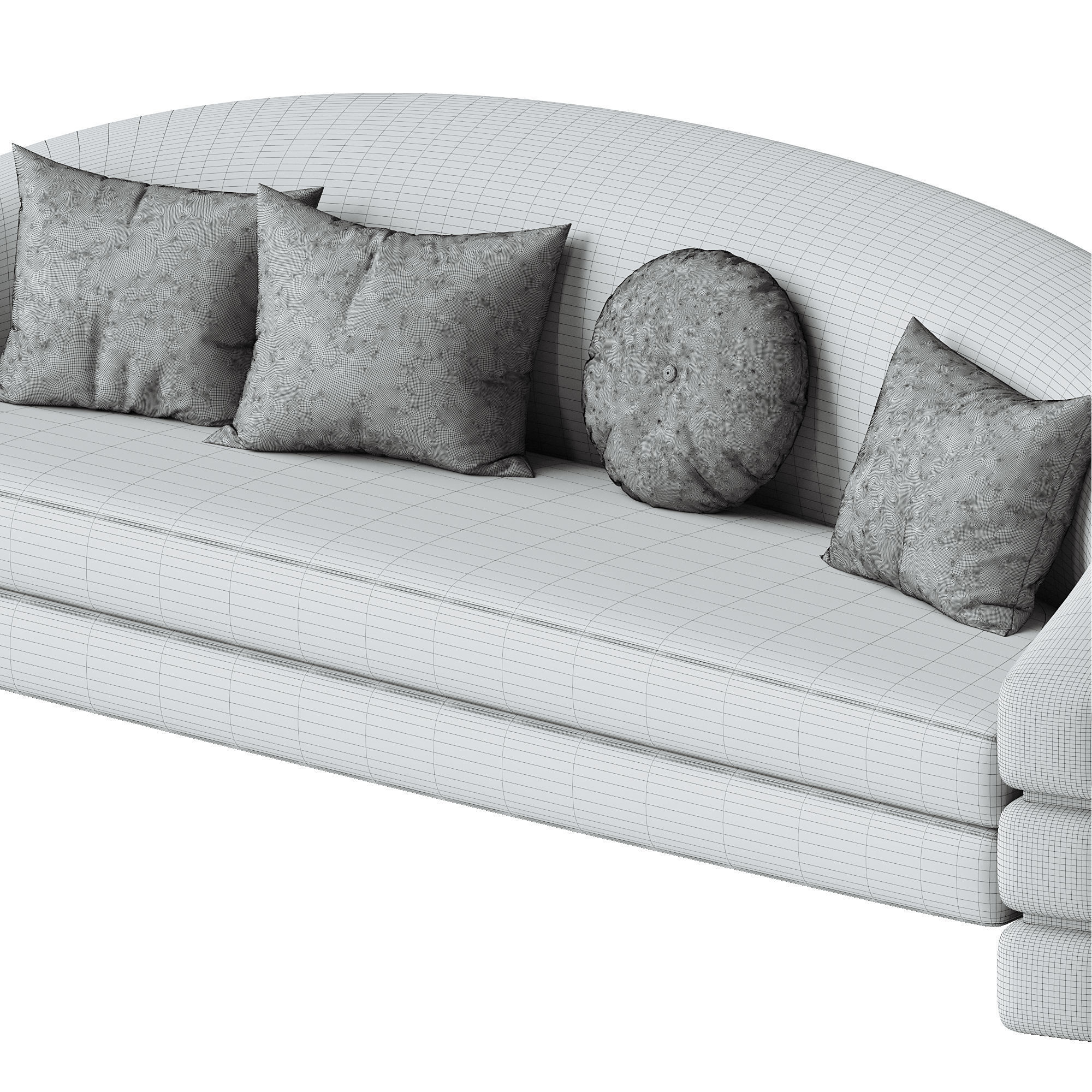 Hutton Sofa Covet House 3D model | CGTrader