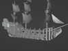 Fully 3D Printable Pirate Ship 3D model 3D printable | CGTrader