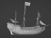 Fully 3D Printable Pirate Ship 3D model 3D printable | CGTrader