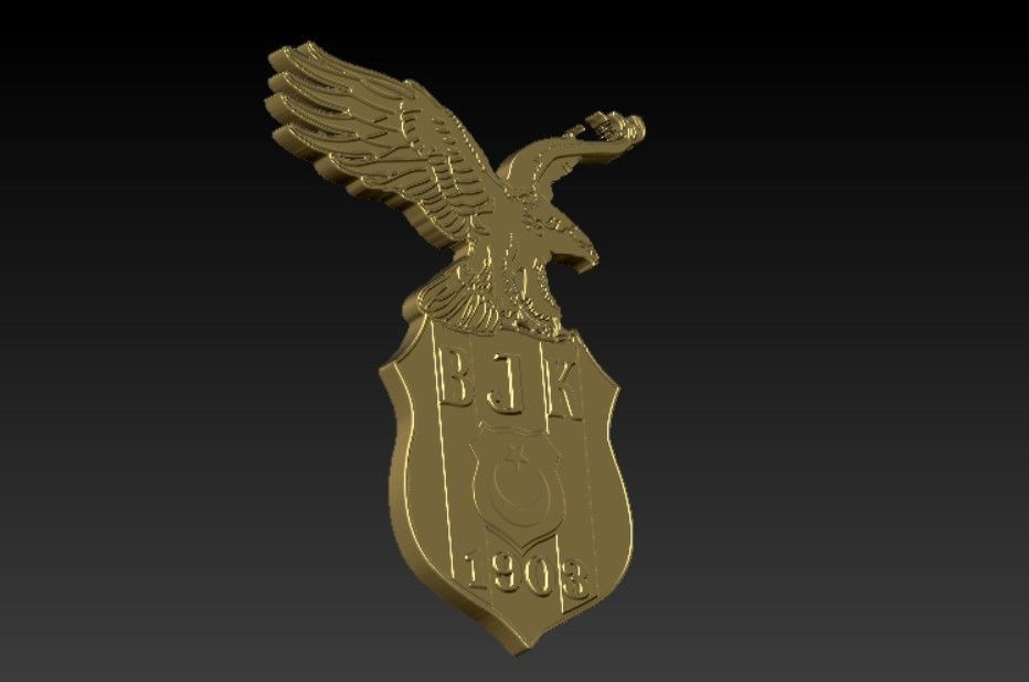 Logo Besiktas Football Club 3D model 3D printable | CGTrader