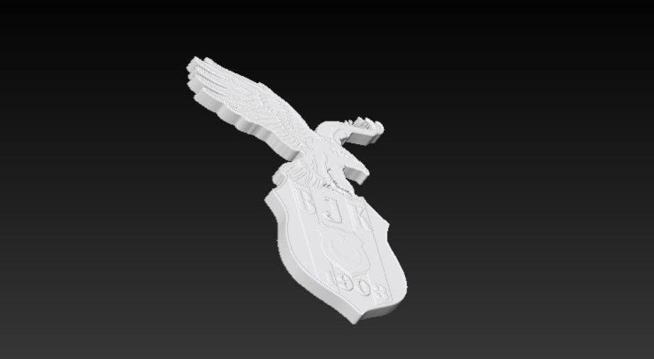 Logo Besiktas Football Club 3D model 3D printable | CGTrader