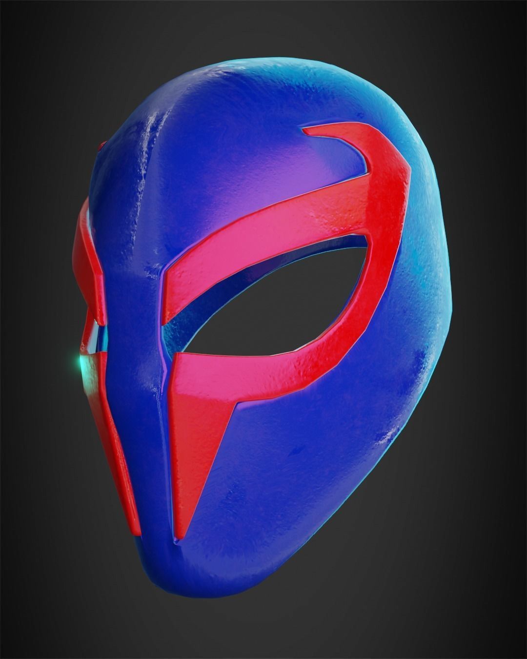 SpiderMan 2099 faceshell for Cosplay 3D model 3D printable | CGTrader