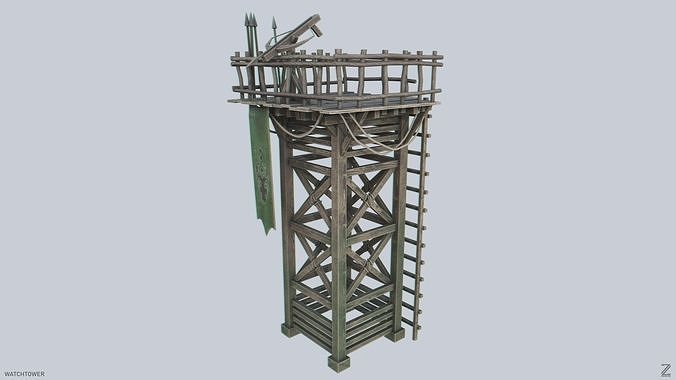 3D model Watchtower VR / AR / low-poly | CGTrader