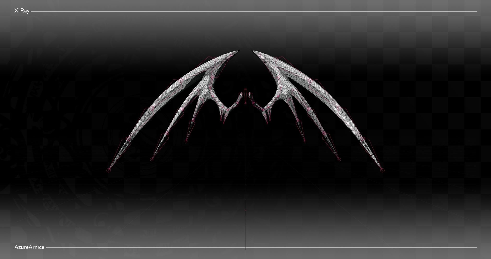 Highschool DxD - Devil Wings MMD Model free VR / AR / low-poly 3D model ...