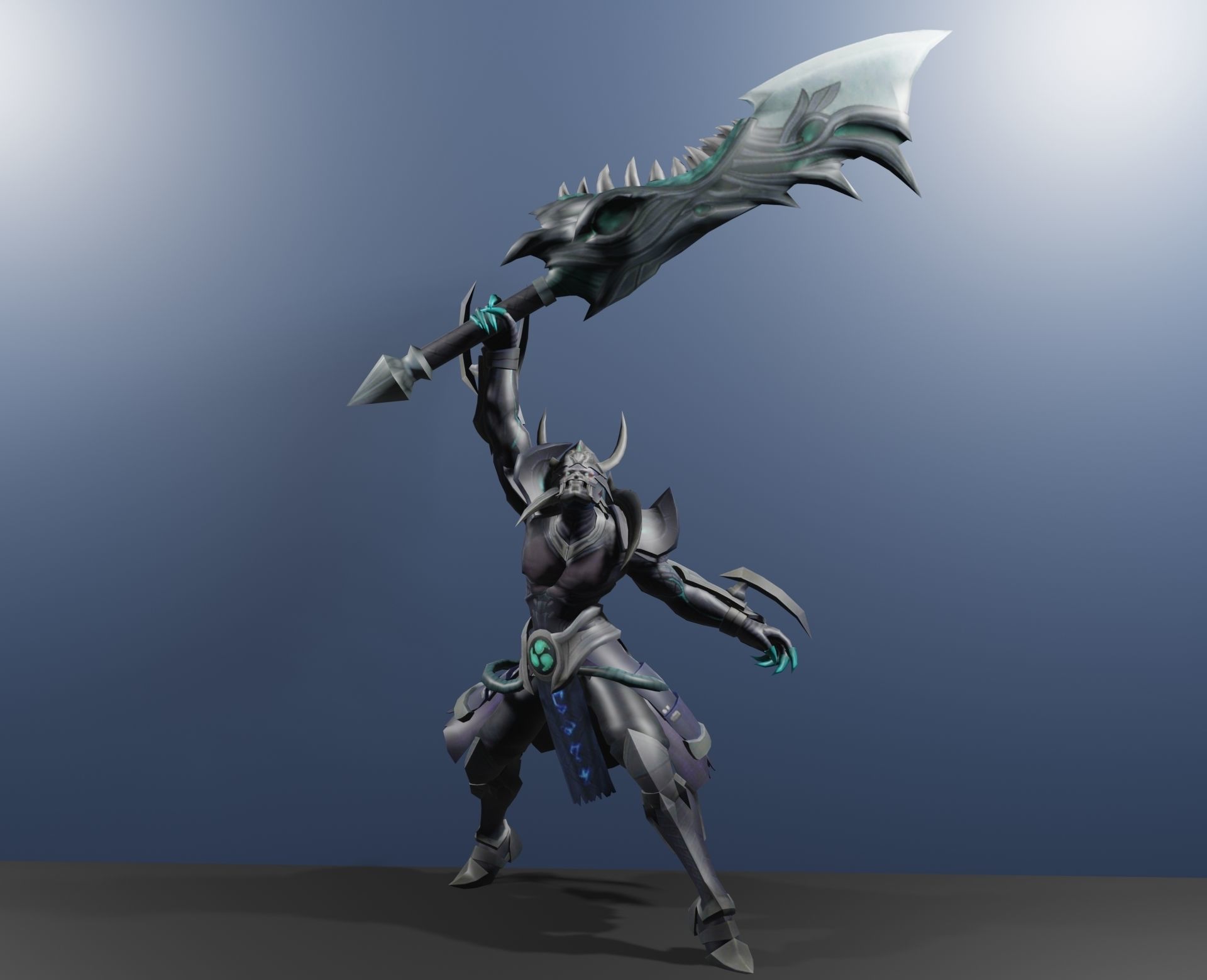 shark demon 3D model animated rigged | CGTrader