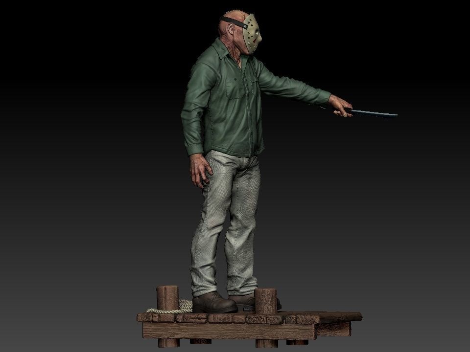 Jason Voorhees 3D model 3D printable | CGTrader