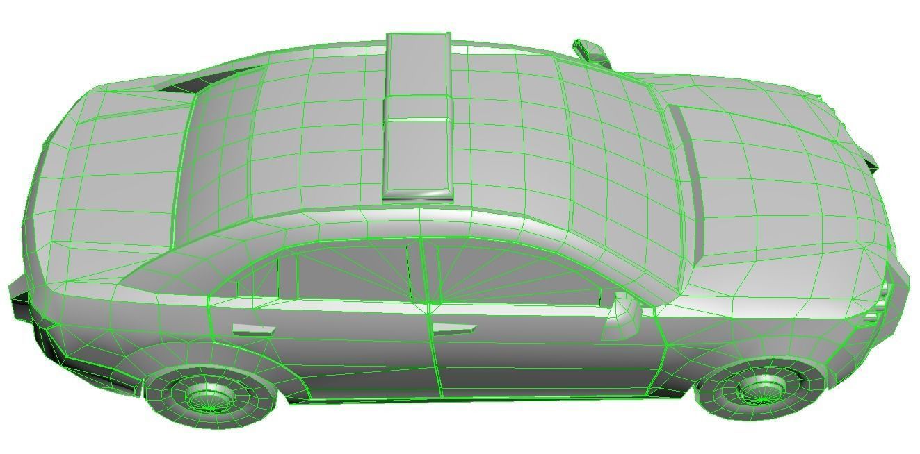 3D model Police car Hypercasual VR / AR / low-poly | CGTrader