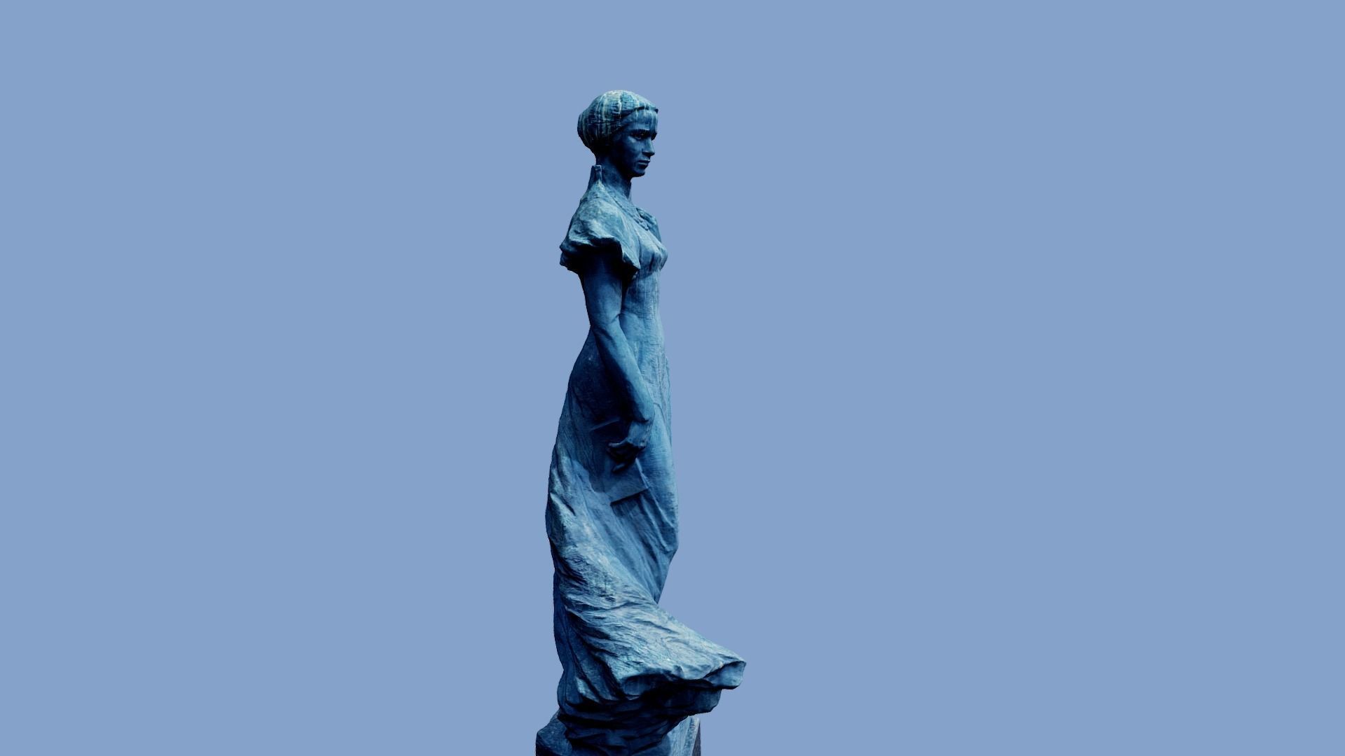 3D model - Lesya Ukrainka - Kyiv Ukraine - usdz gltf obj 3D model | CGTrader