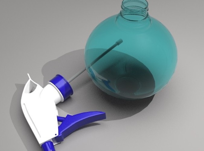 Water sprayer 3D Model OBJ BLEND | CGTrader.com