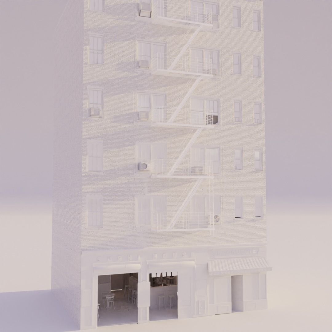 City Building Photo Real 3D model | CGTrader