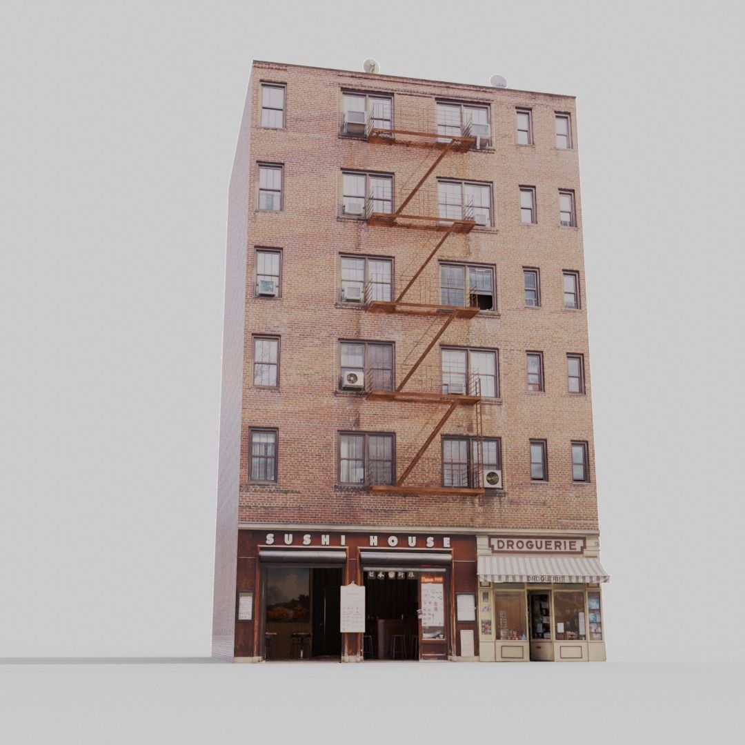 City Building Photo Real 3D model | CGTrader