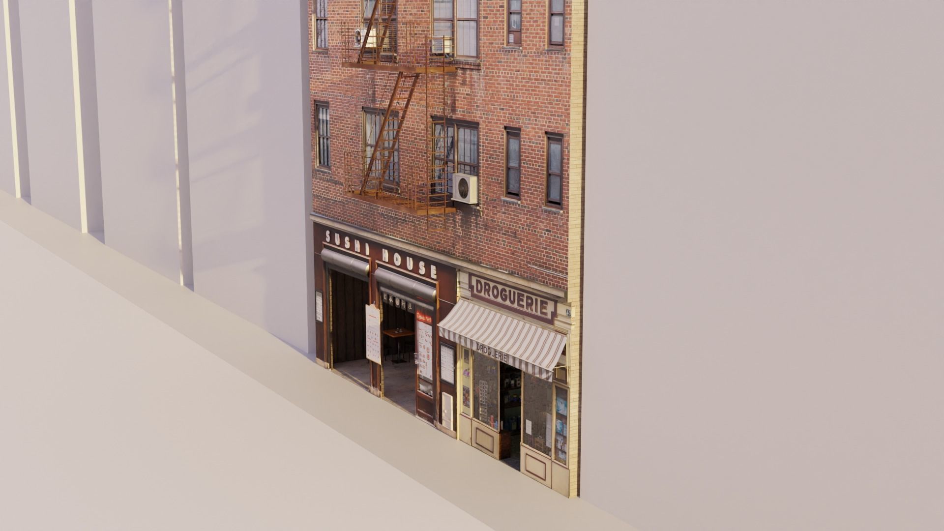 City Building Photo Real 3D model | CGTrader