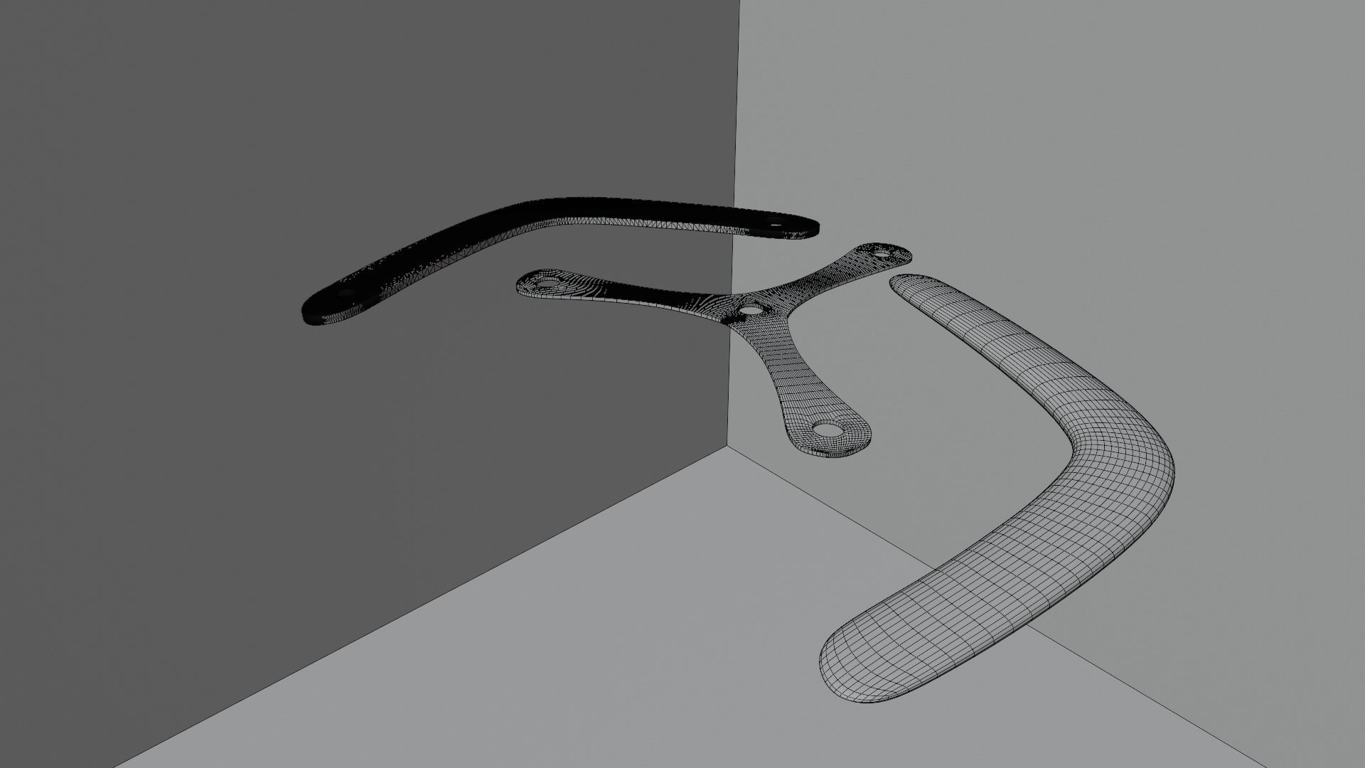 boomerang 3D model 3D printable | CGTrader