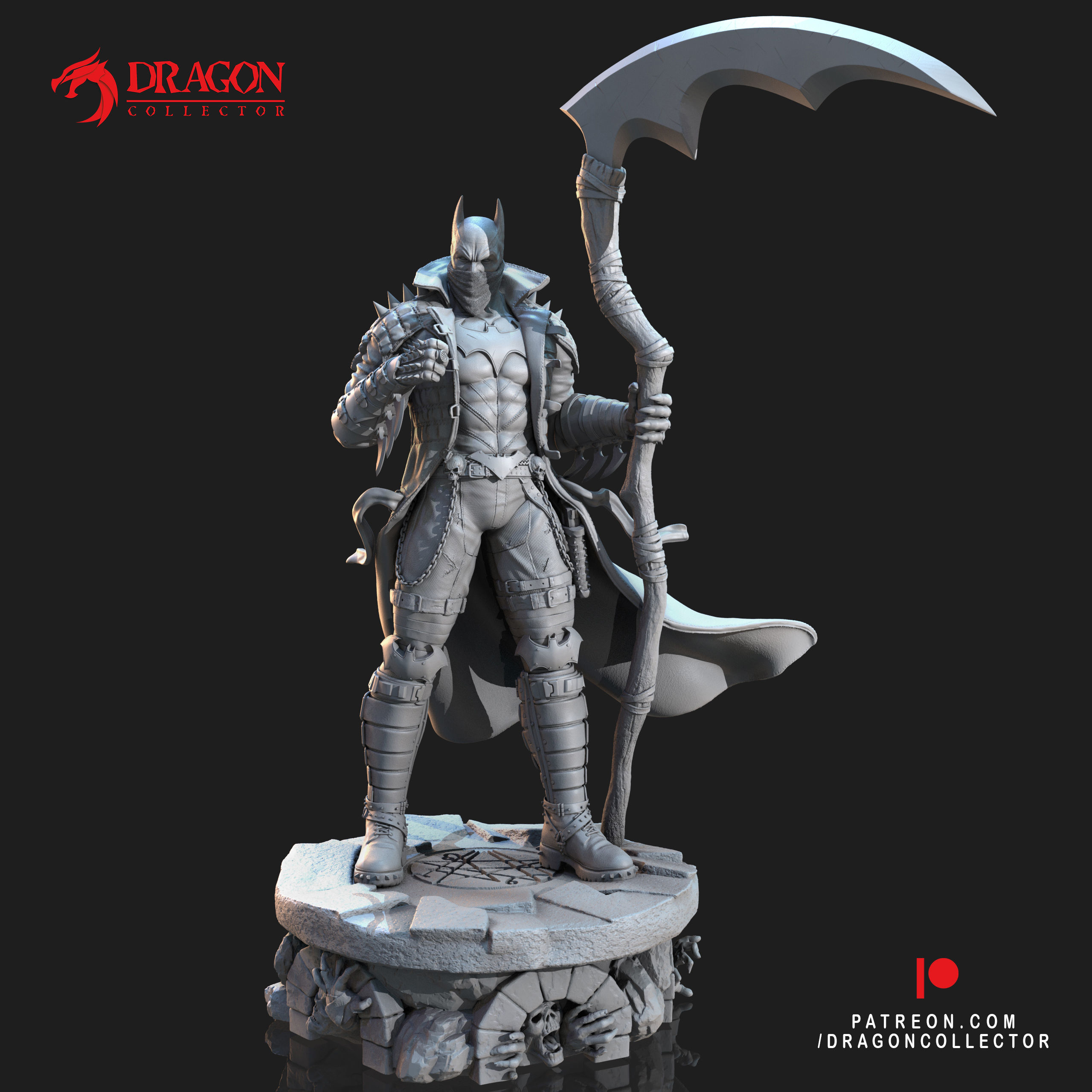 BATMAN - LORD OF DEATH 3D model 3D printable | CGTrader