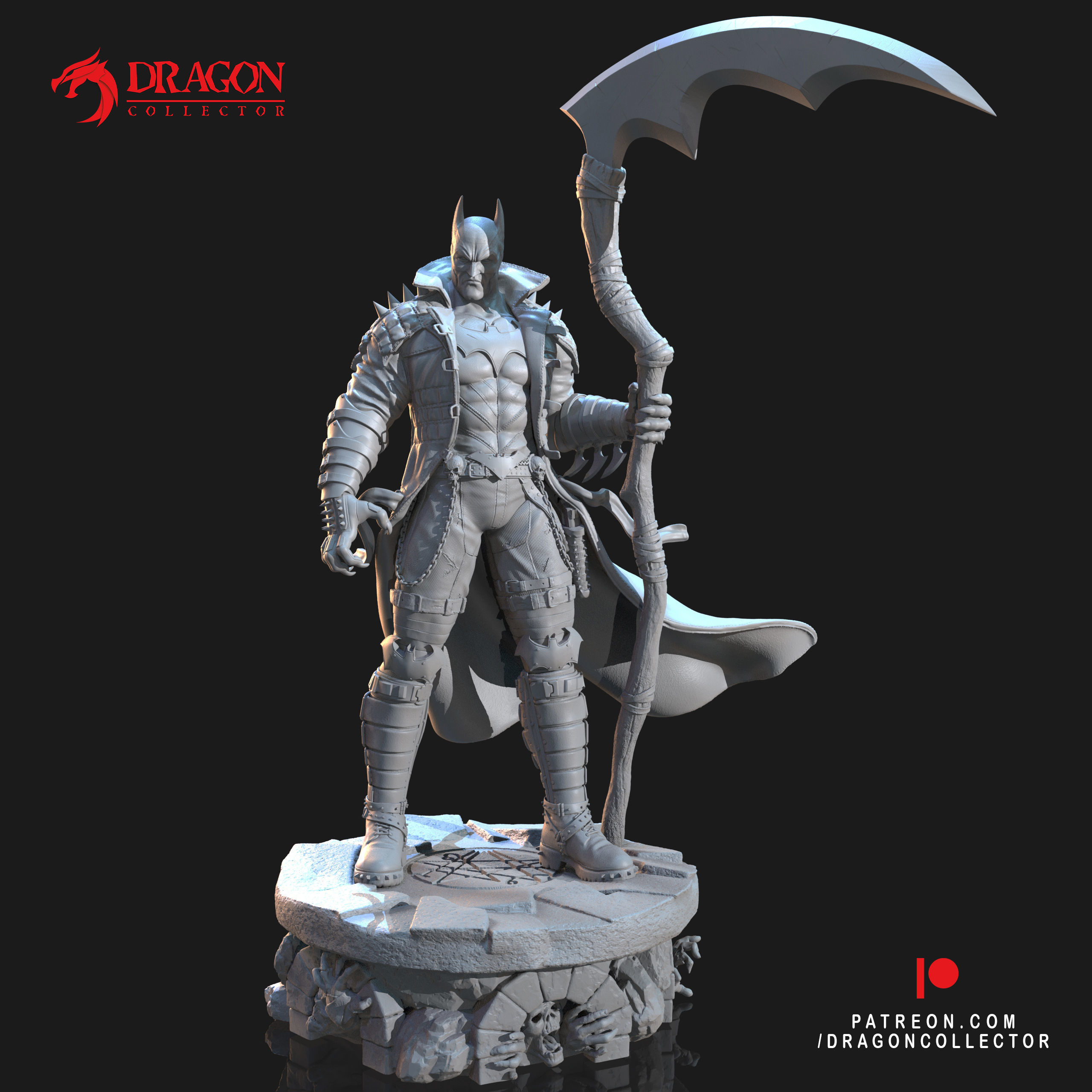 BATMAN - LORD OF DEATH 3D model 3D printable | CGTrader