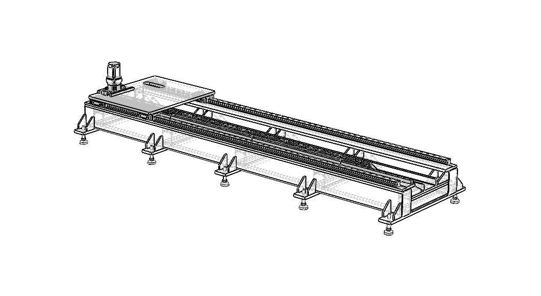 Custom Linear Transfer Shuttle 3D model rigged | CGTrader