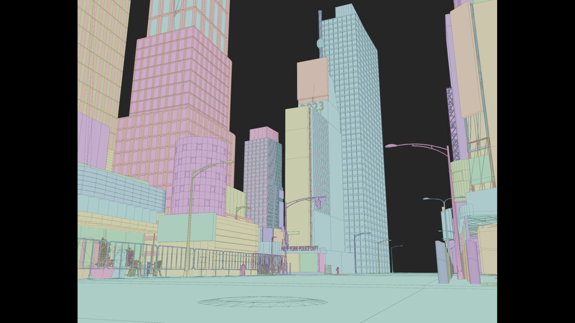 Times Square NYC Broadway New York City America 3D model | CGTrader