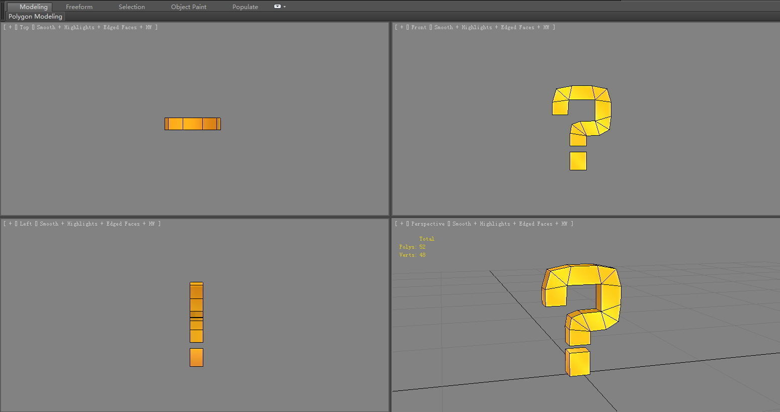 3D model Question mark - symbol icon - A VR / AR / low-poly | CGTrader