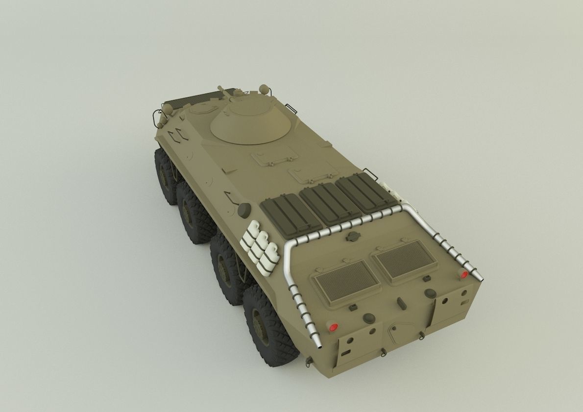 btr-70 military vehicle 3D model | CGTrader