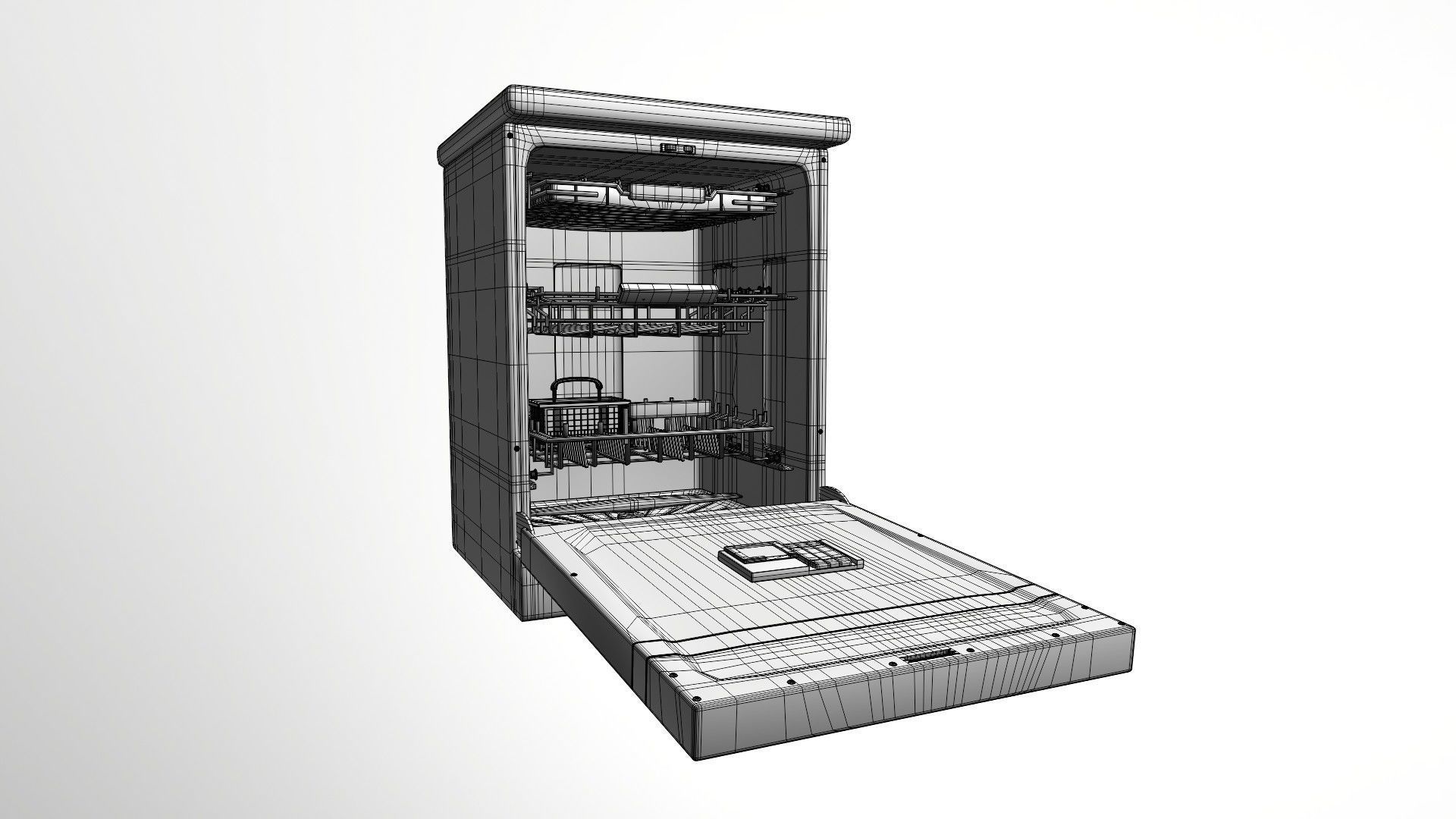Dishwasher 3D model | CGTrader