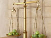 Brass Library Scales and Pedestal 3D model | CGTrader