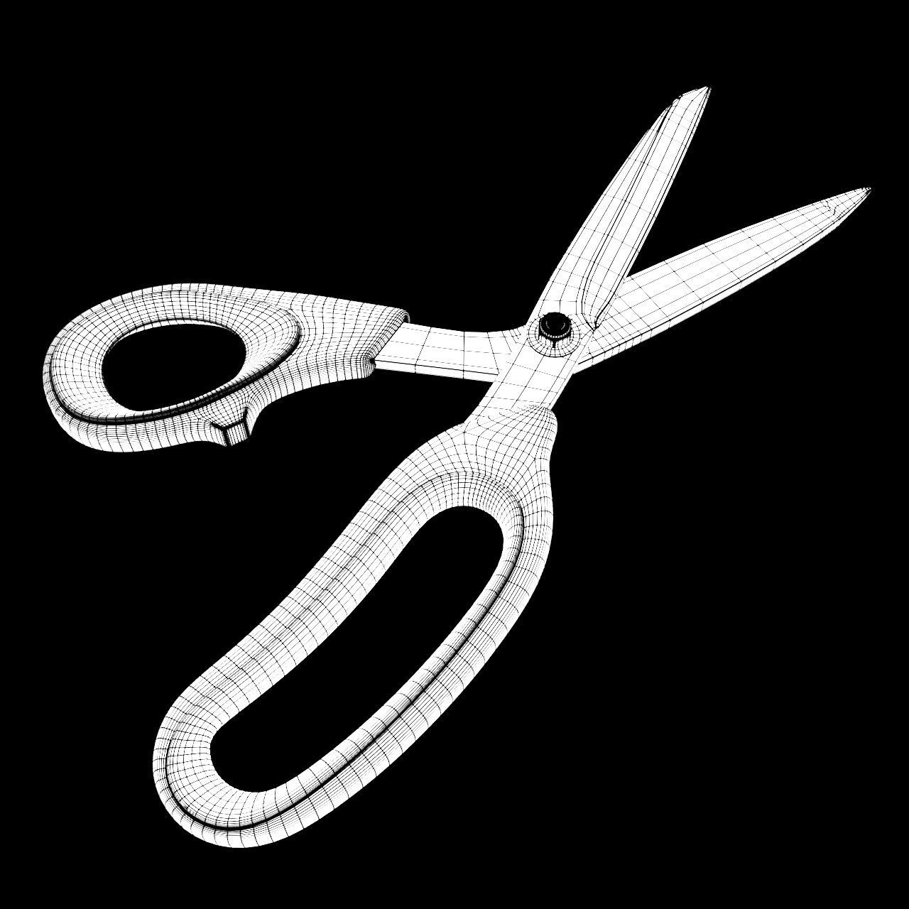 3D model Photoreal Scissors High and Low Poly VR / AR / low-poly | CGTrader