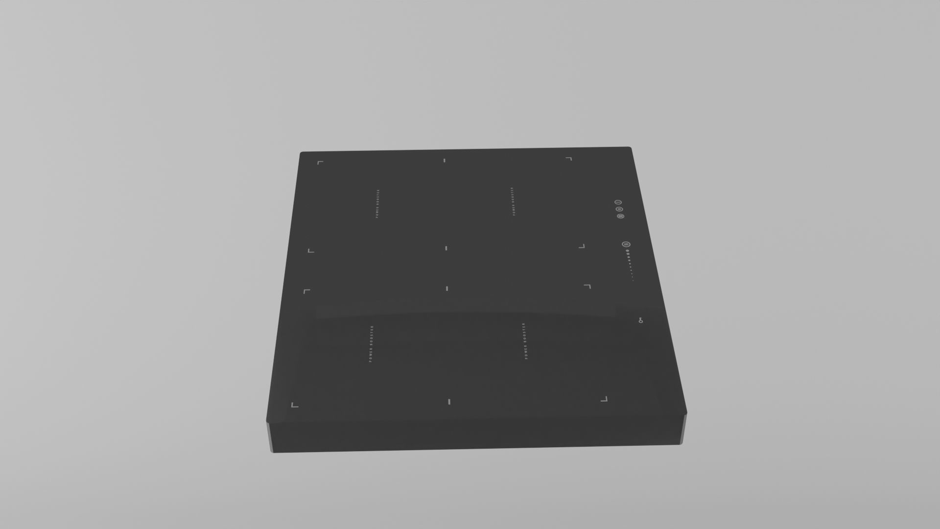 Induction Hob 3D model | CGTrader