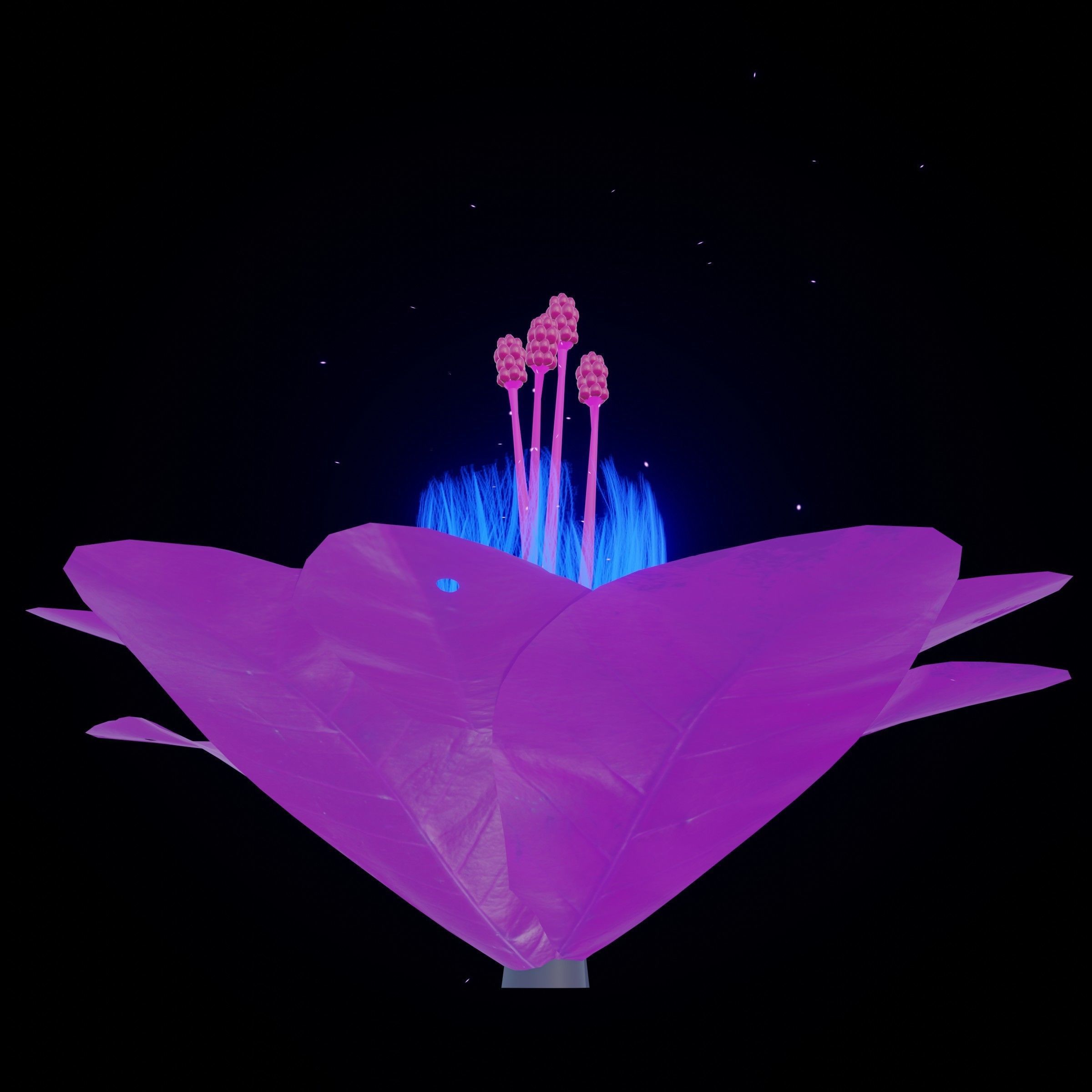 3D model Alien Flower VR / AR / low-poly | CGTrader