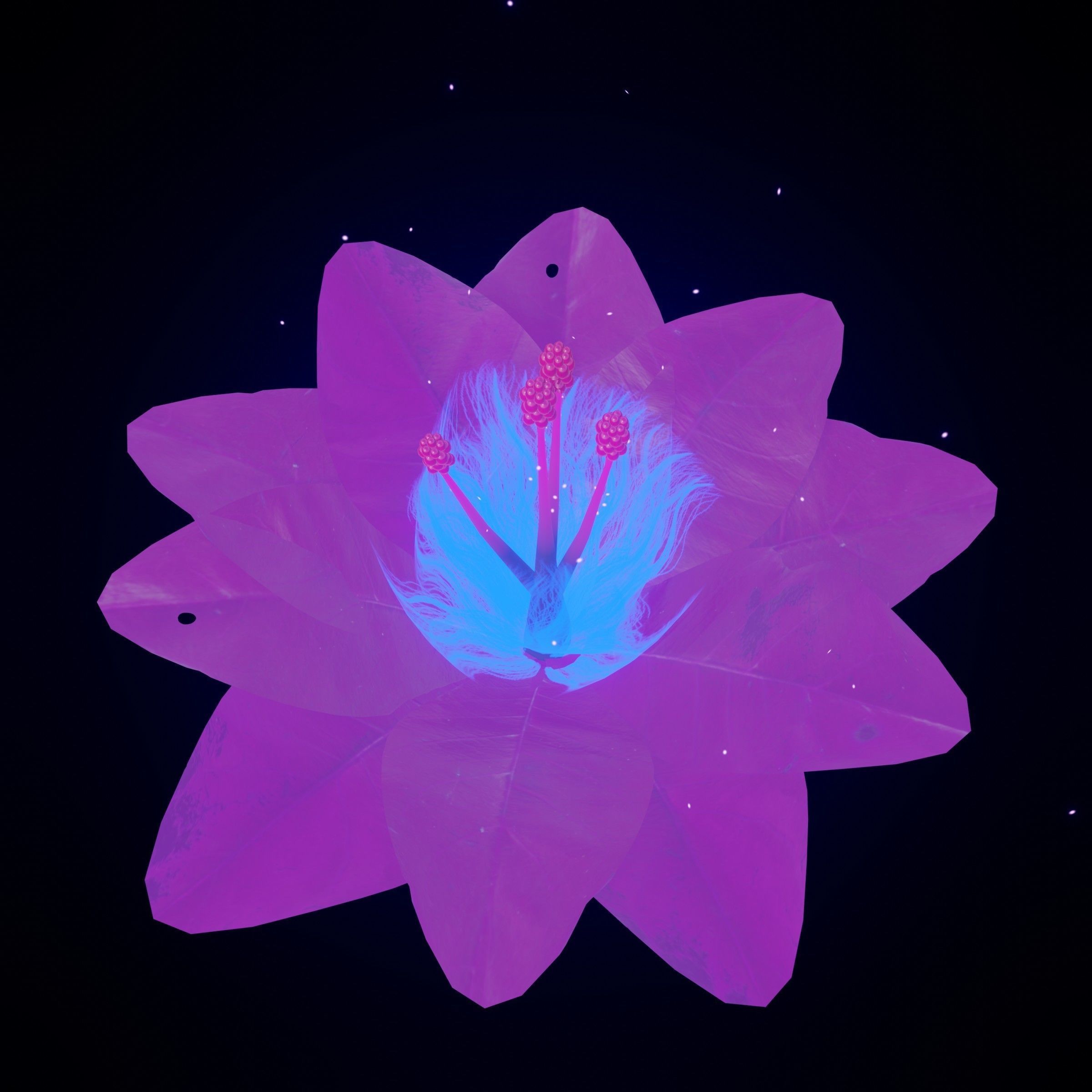 3D model Alien Flower VR / AR / low-poly | CGTrader