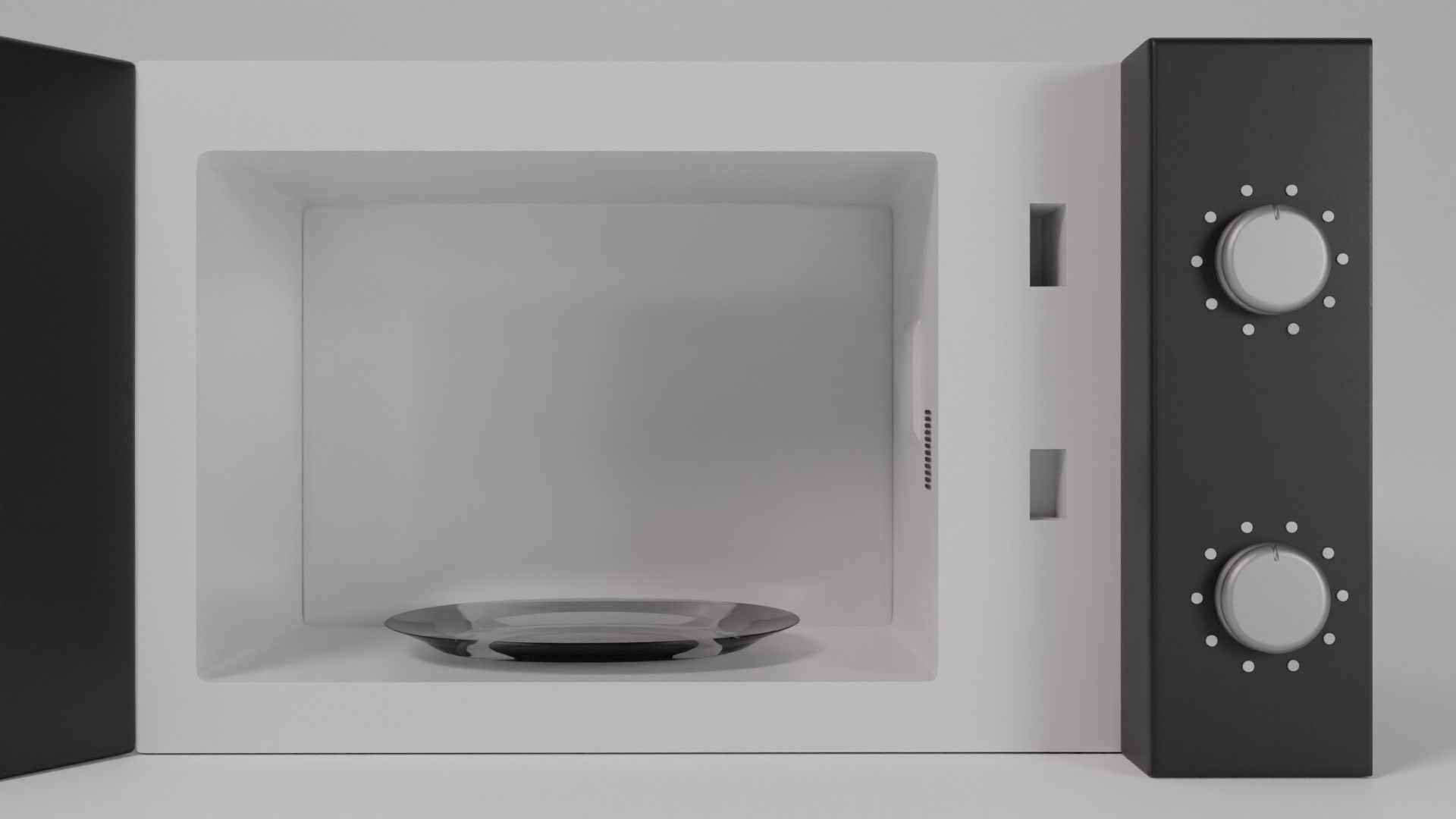 Microwave 3D model | CGTrader