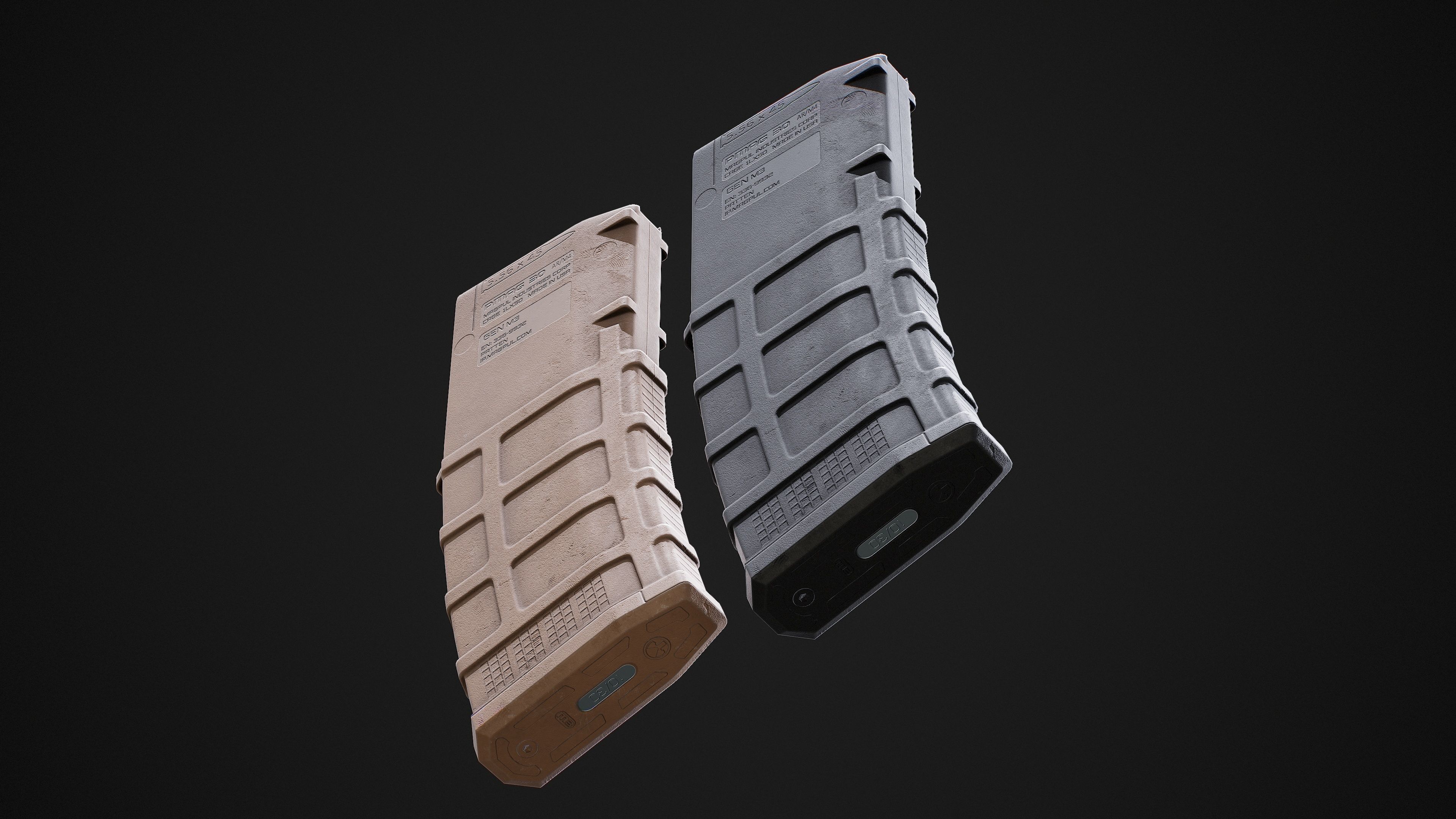 3D model Magpul Pmag Magazine For AR-M4 VR / AR / low-poly | CGTrader
