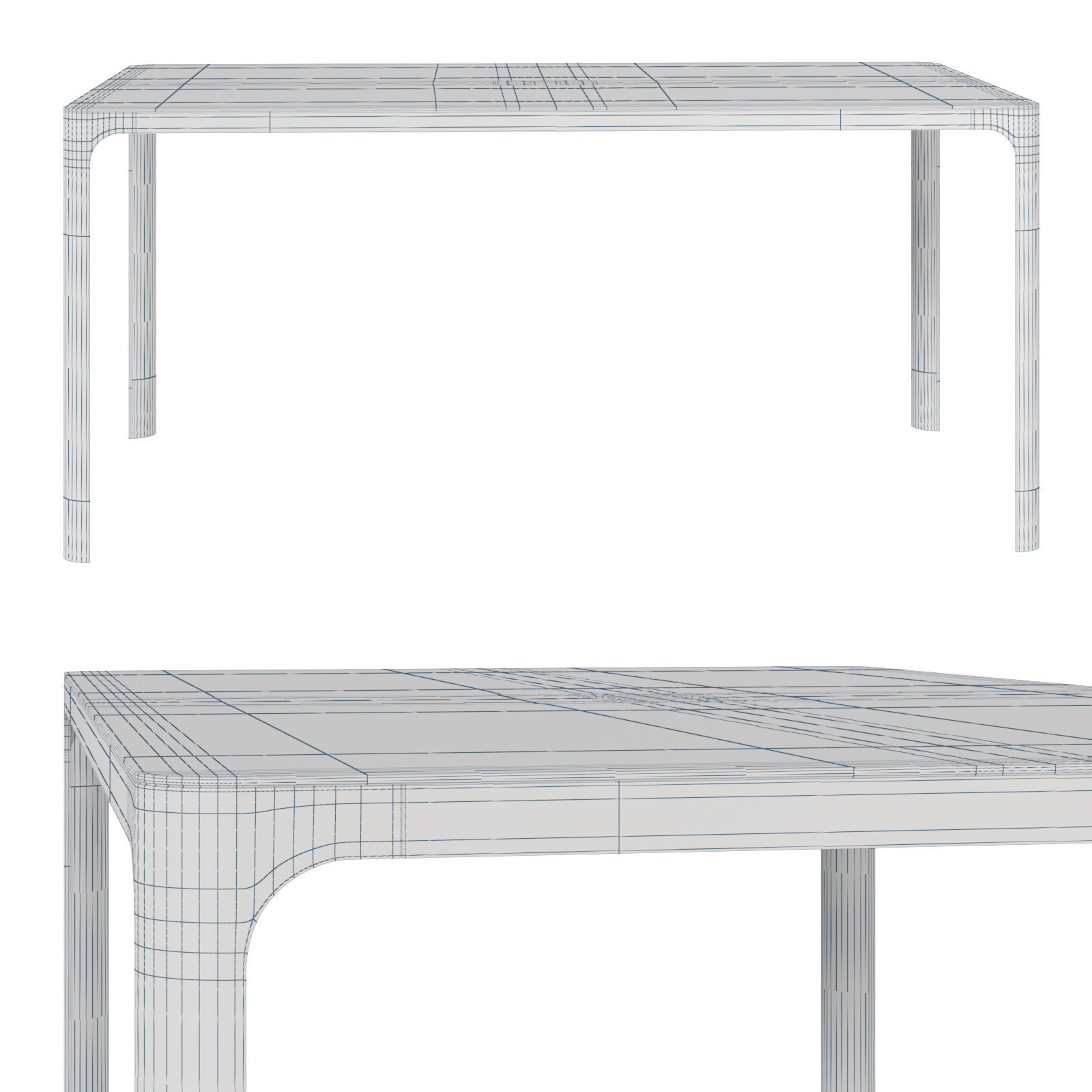 3D model Rimadesio Flat office table VR / AR / low-poly | CGTrader