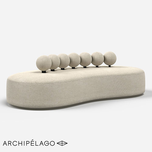 Sofa AGO DOUBLE by Archipelago 3D model | CGTrader