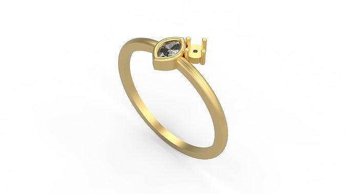 Minimalist Ring 627 3D model 3D printable | CGTrader