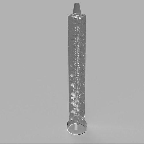 Mixing tip 3D model 3D printable | CGTrader