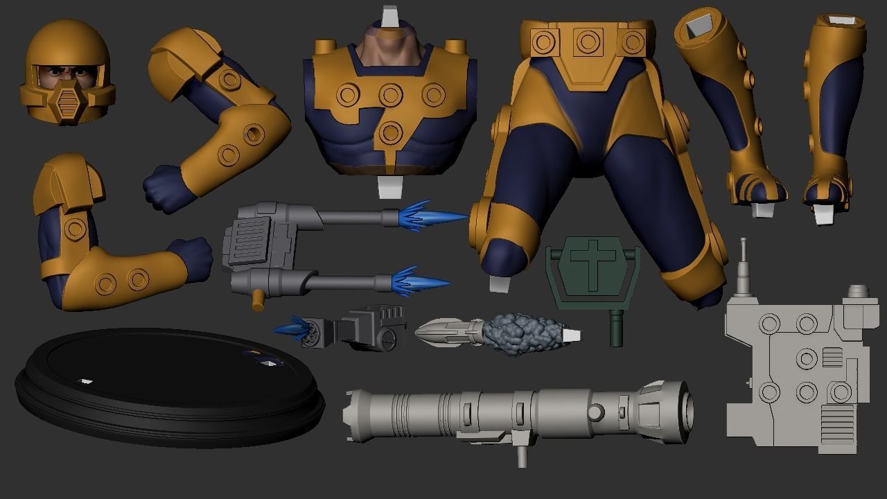 The Centurions - Jake Rockwell 3D model 3D printable | CGTrader