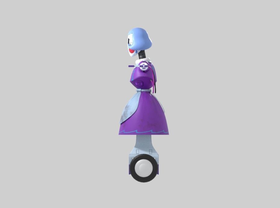 3D model Nanny Bot--FNAF Security Breach VR / AR / low-poly | CGTrader