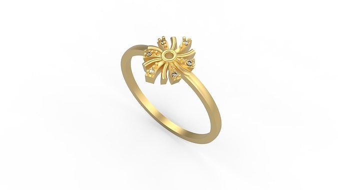 Minimalist Ring 699 3D model 3D printable | CGTrader