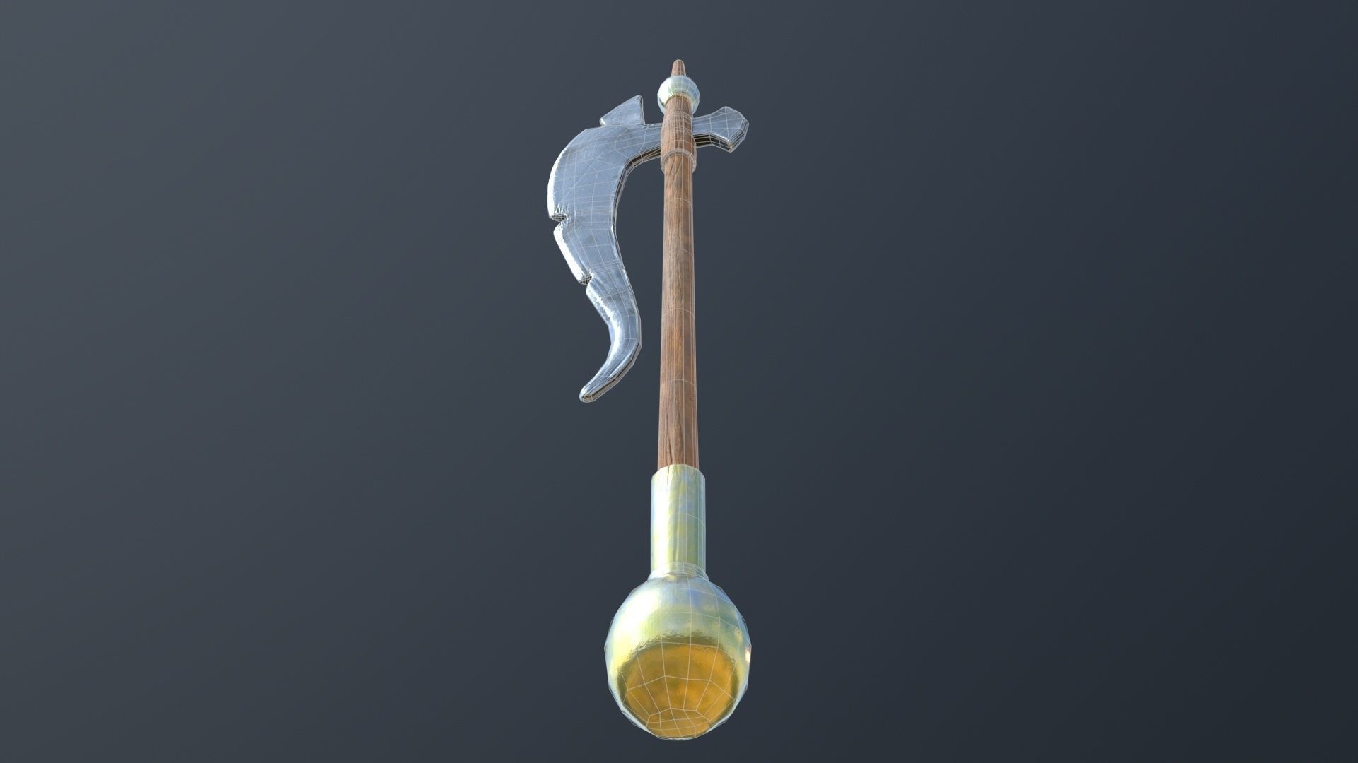 3D model Weapon Axe VR / AR / low-poly | CGTrader