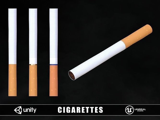 3D model Cigarettes VR / AR / low-poly | CGTrader