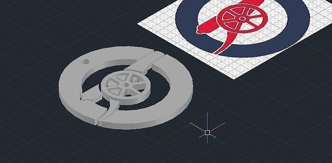 arsenal logo free 3D model animated | CGTrader