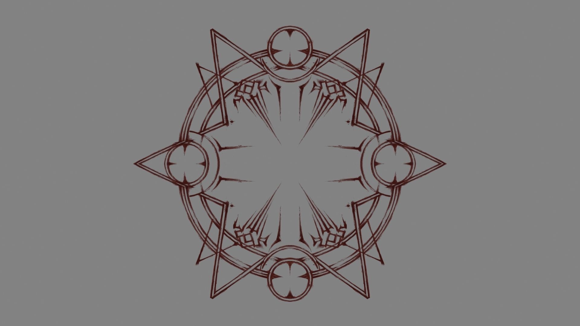 3D model Dark Magic Seal - Summon the undead VR / AR / low-poly | CGTrader