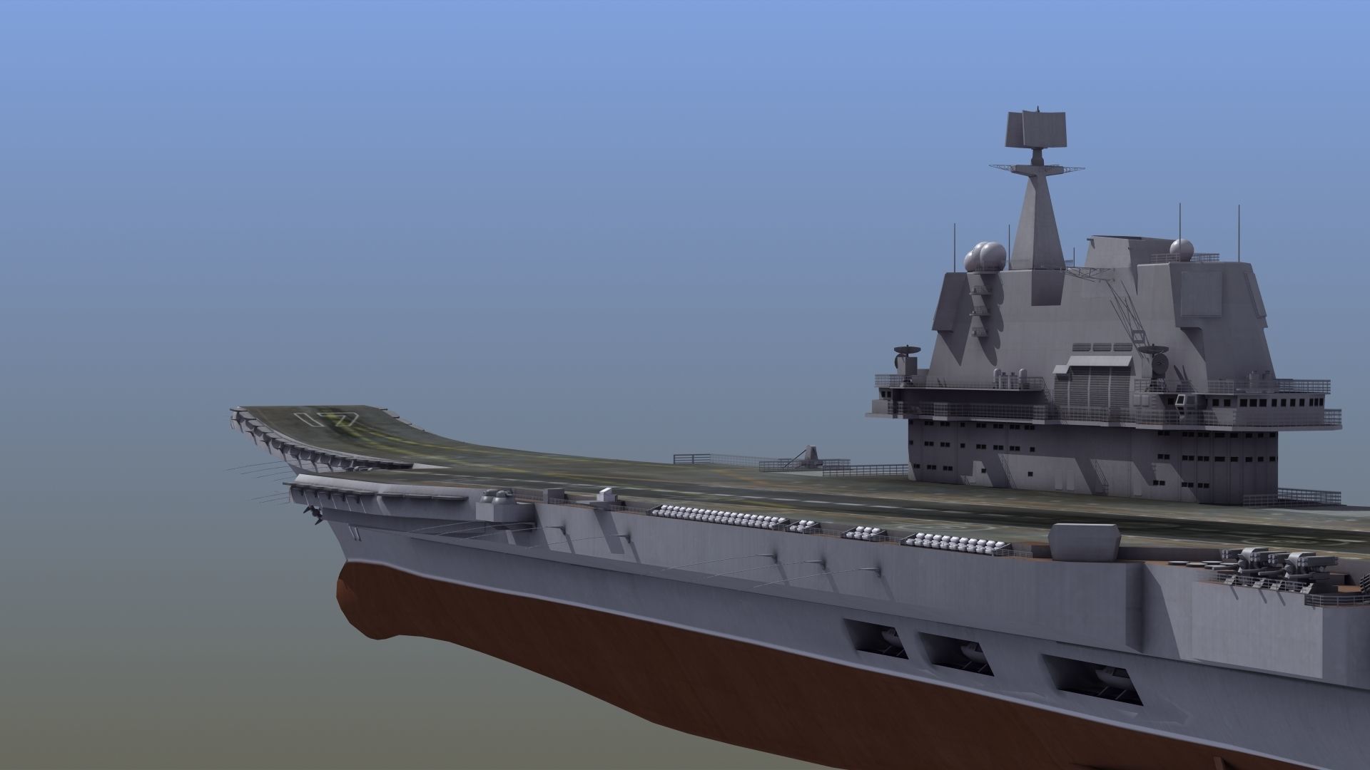 CV17 Shandong Carrier 3D model | CGTrader