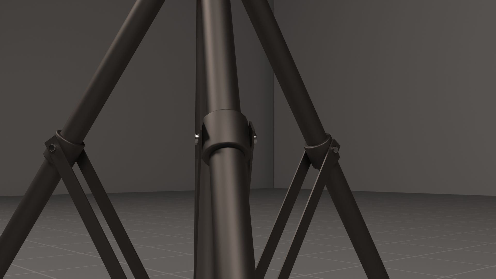 Studio Light Stand 3D model animated rigged | CGTrader