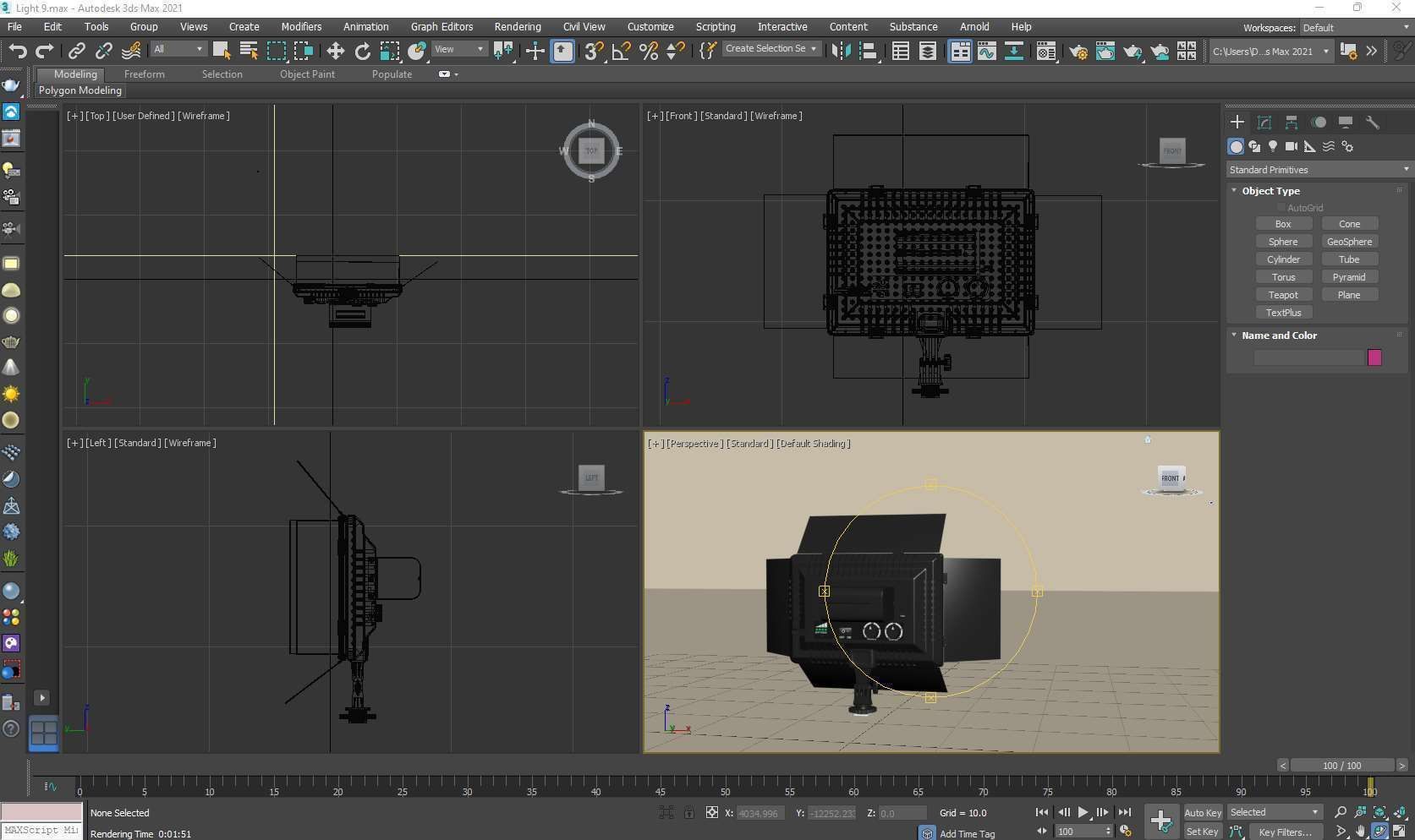 Studio Lights 3D model animated rigged | CGTrader
