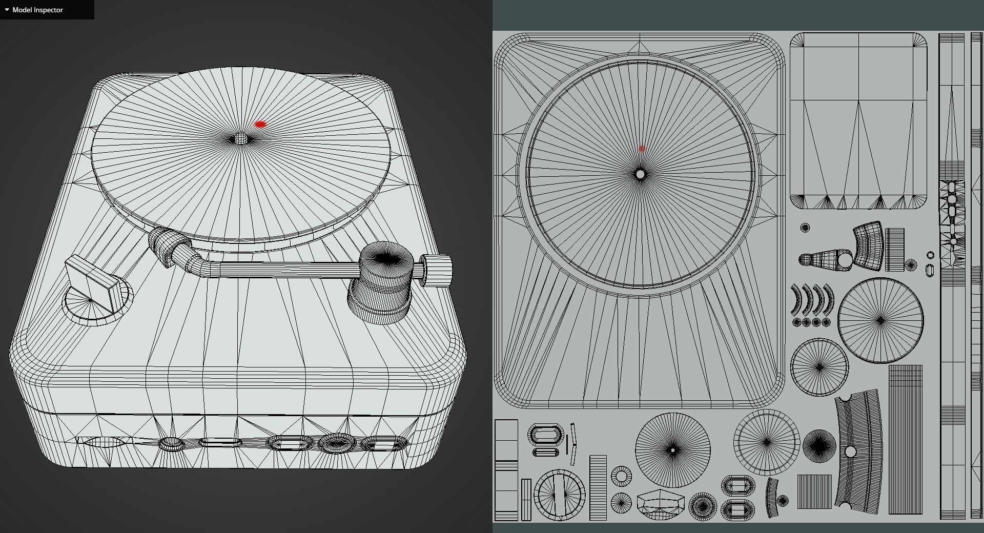 3D model Game Ready Mini Record Player VR / AR / low-poly | CGTrader