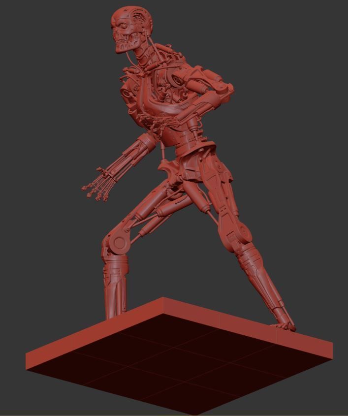 Terminator T-800 Endoskeleton T1 V4 3D model 3D printable | CGTrader