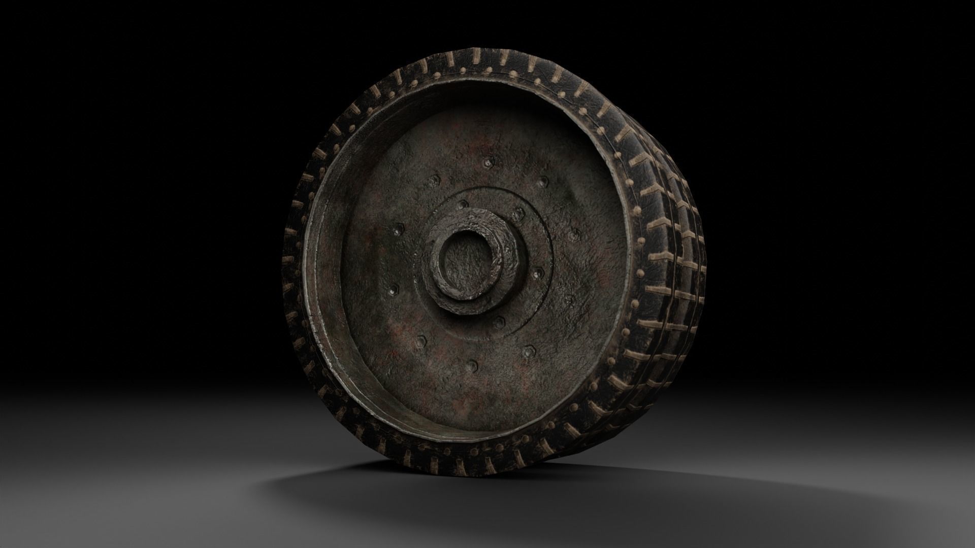 3D model 3D game ready tank wheel for T-34-85 VR / AR / low-poly | CGTrader