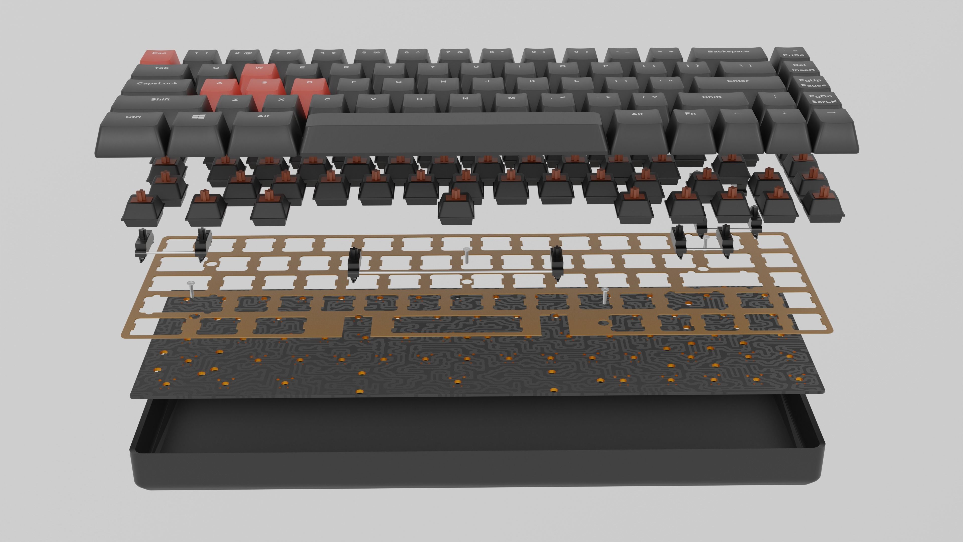 Mechanical Keyboard 3D model | CGTrader