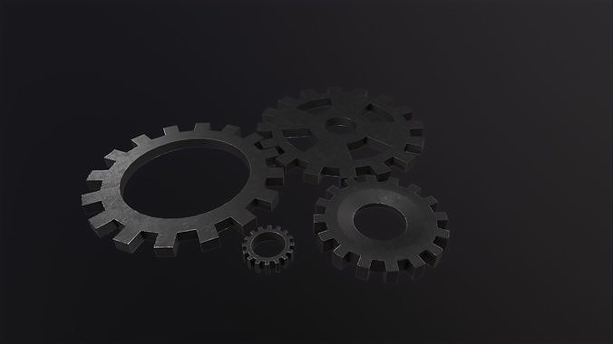 3D model Gears 3D Model VR / AR / low-poly | CGTrader